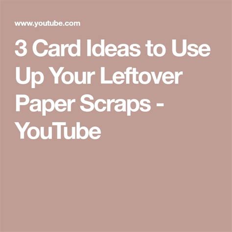 Image result for Card Making Using Up Leftover