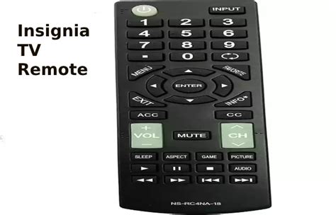 Image result for Insignia TV Remote Control Code