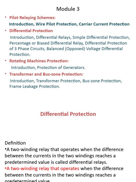 Image result for Differeratial Protection