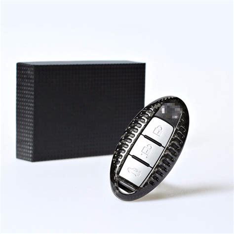 GENUINE CARBON FIBER REMOTE KEYLESS ENTRY KEY FOB COVER CASE FOR INFIN ...