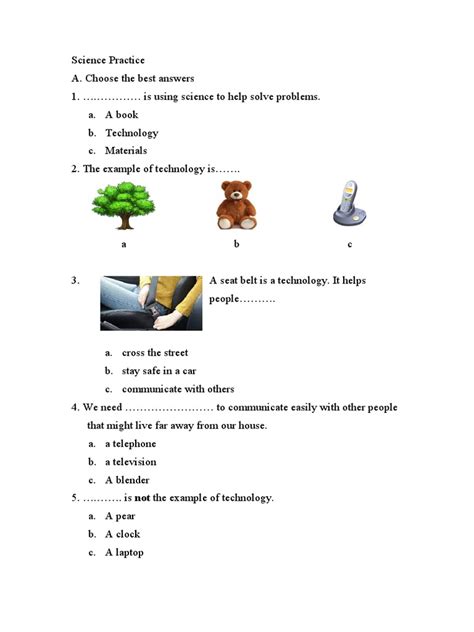 Image result for 2nd Grade Science Test Questions and Answers