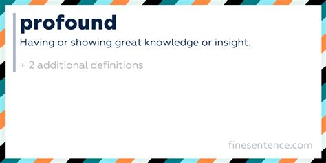 Image result for Profound Depth Definition