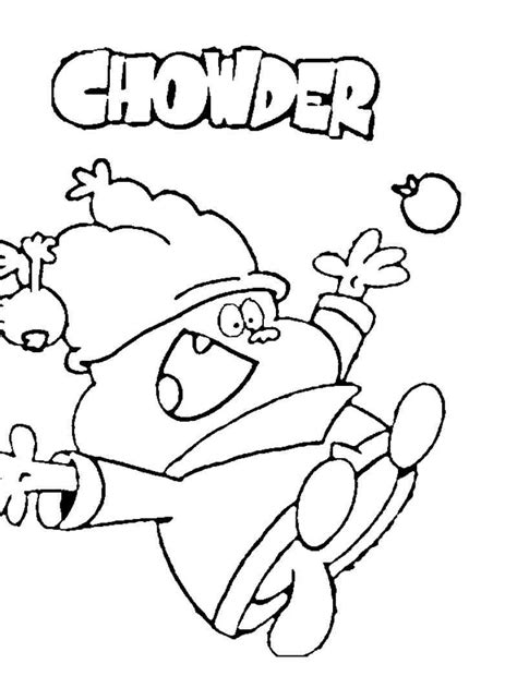 Image result for Chowder Coloring Pages