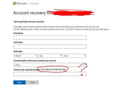 Image result for Security Question Wrong Answer