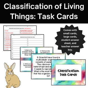 Image result for Classifying Living Things Card Sort