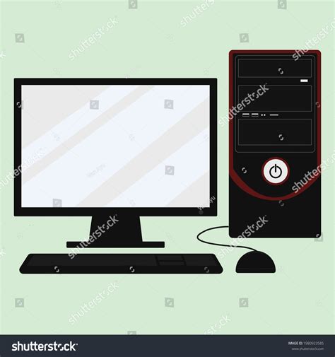 Image result for Desktop Computer Set Vector