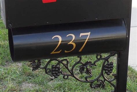 Image result for Vinyl Mailbox Numbers