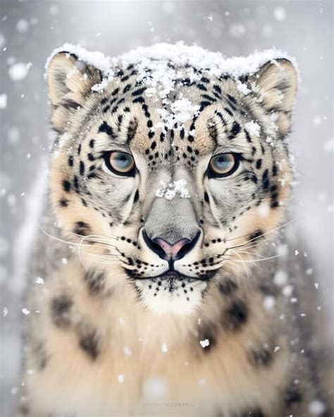 Image result for Snow Leopard Portrait