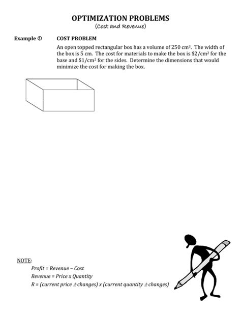 Image result for Optimization Problems Econ