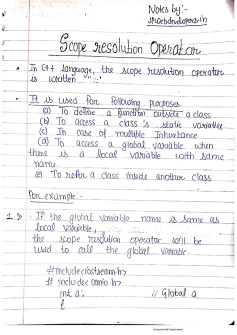 Image result for Scope Resolution