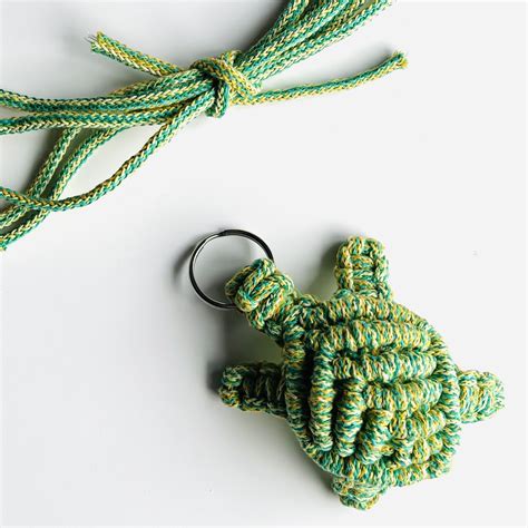 Image result for Macrame Turtle Keychain