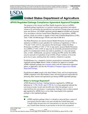 Image result for Regulated Garbage Form