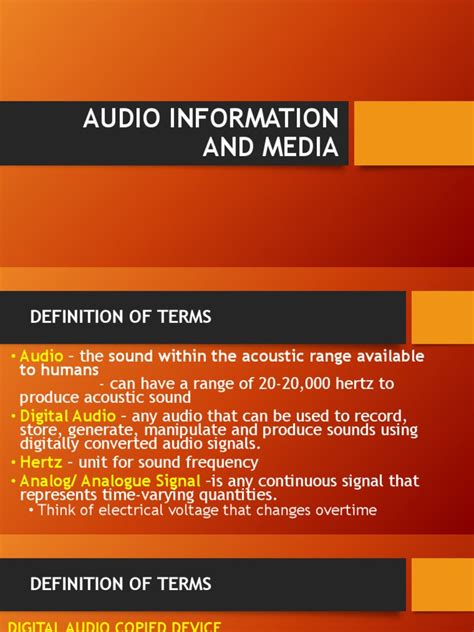 Image result for Example of Audio Information