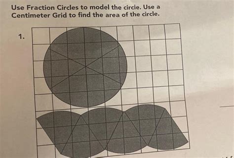 Image result for Fractions Area Model Circle