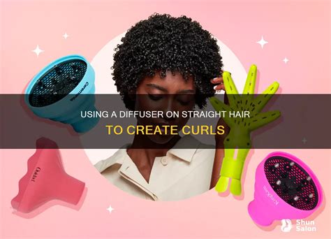 Image result for Using a Diffuser On Straight Hair