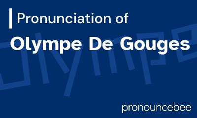 Image result for Olympe De Gouges Pronunciation