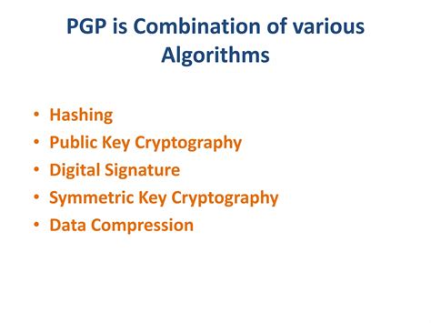 Image result for Pretty Good Privacy Features