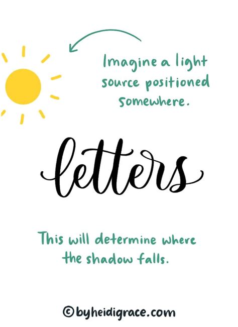 Image result for Shadow Lettering Tutorial
