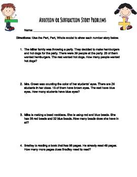 Image result for Story Problems On Addition