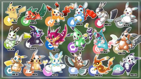 Image result for Types of Pikachu