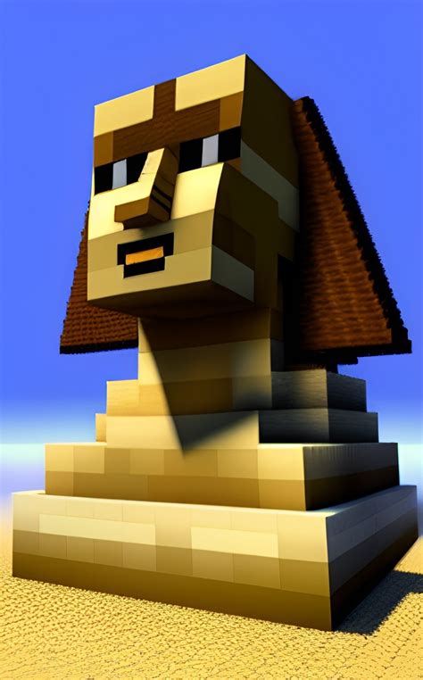 Image result for Statue Sphinx Minecraft Small