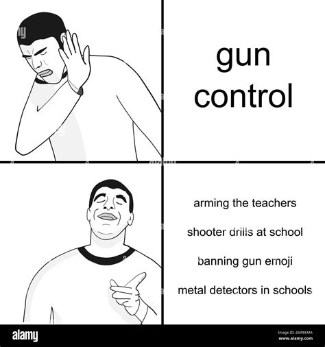 Image result for Gun Control Comparison Meme