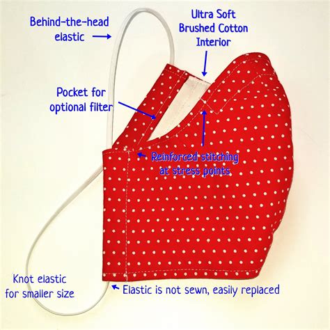 Image result for Pattern for a Hook and Loop Face Mask