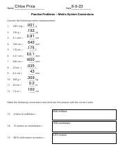 Image result for Complex Metric Conversion Problems