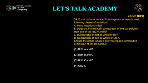 Image result for Lac Operon Mutations