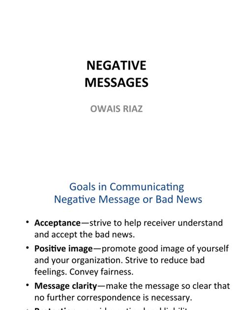 Image result for Negative Messages Examples