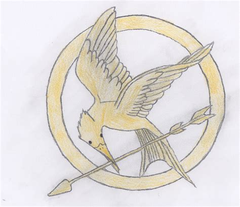 Image result for Hunger Games Mockingjay Pin Outline