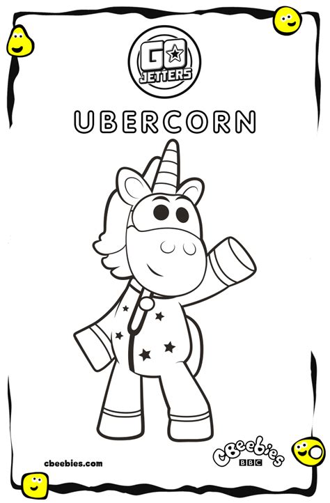 Colouring with Go Jetters - Cbeebies