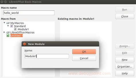 Image result for Tutorial LibreOffice Macro Basic