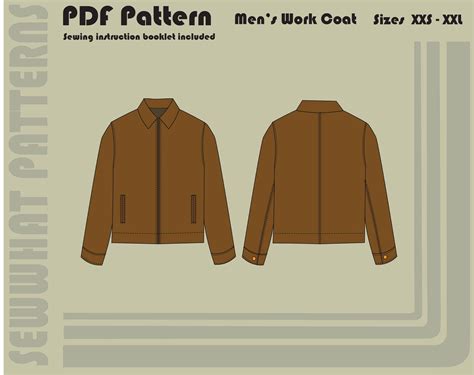 Image result for Work Jacket Sewing Pattern