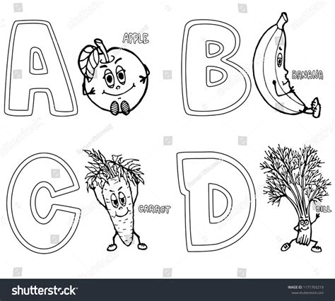Image result for Coloring ABCD