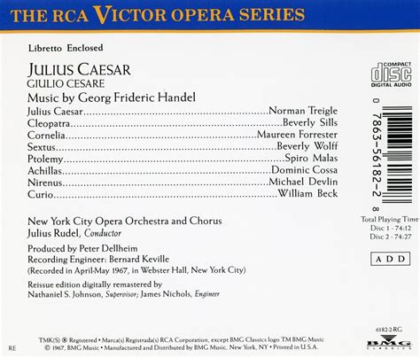 Image result for Handel Caesar