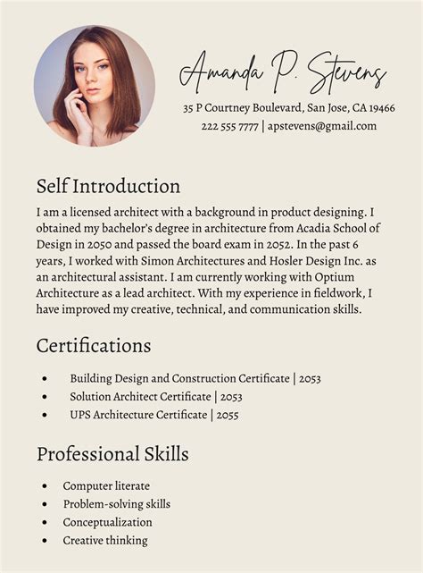 Image result for Self Introduction Templates