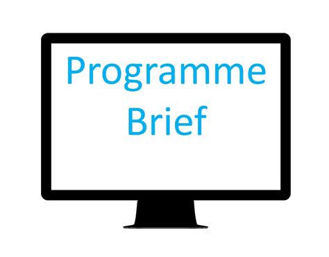 Image result for Program Brief Template