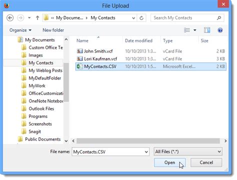 Image result for How to Import Contacts CSV File to Windows 10