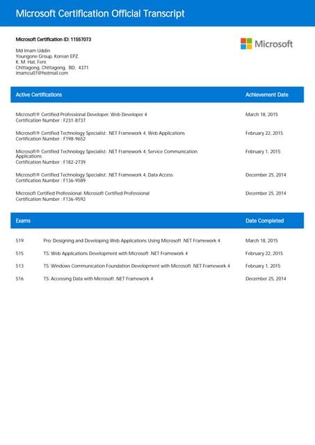 Image result for Microsoft Transcript