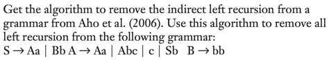 Image result for Left Recursion Removal