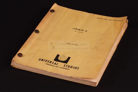 Image result for Writing Jaws Script