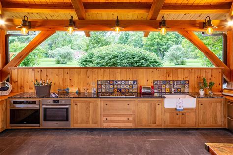 Image result for Timber Frame Outdoor Kitchen