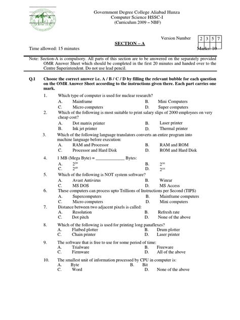 Image result for Computer Science First Year Questions