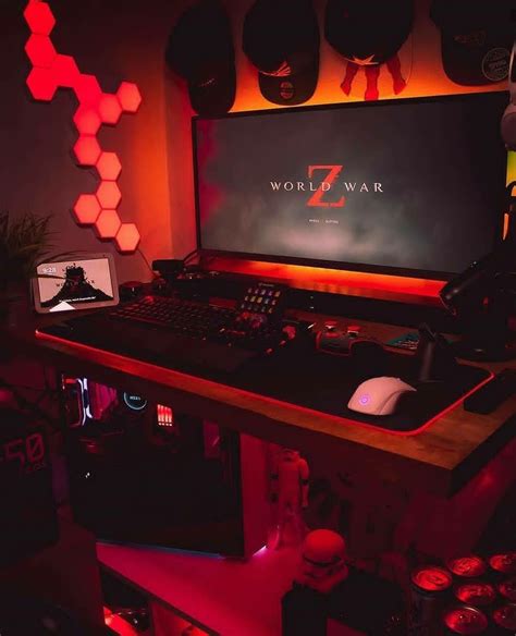 Image result for Red PC Set Up