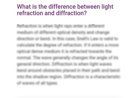Image result for Diffraction vs Refraction