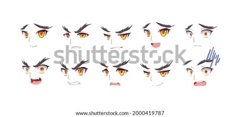 Anime Boy Eye Expressions: Over 1,389 Royalty-Free Licensable Stock ...