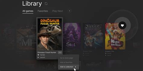 Image result for Epic Games Store Library