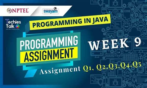 Image result for Week 9 NPTEL Java Programming