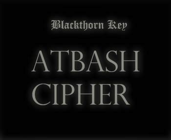Image result for Atbash Cipher Key